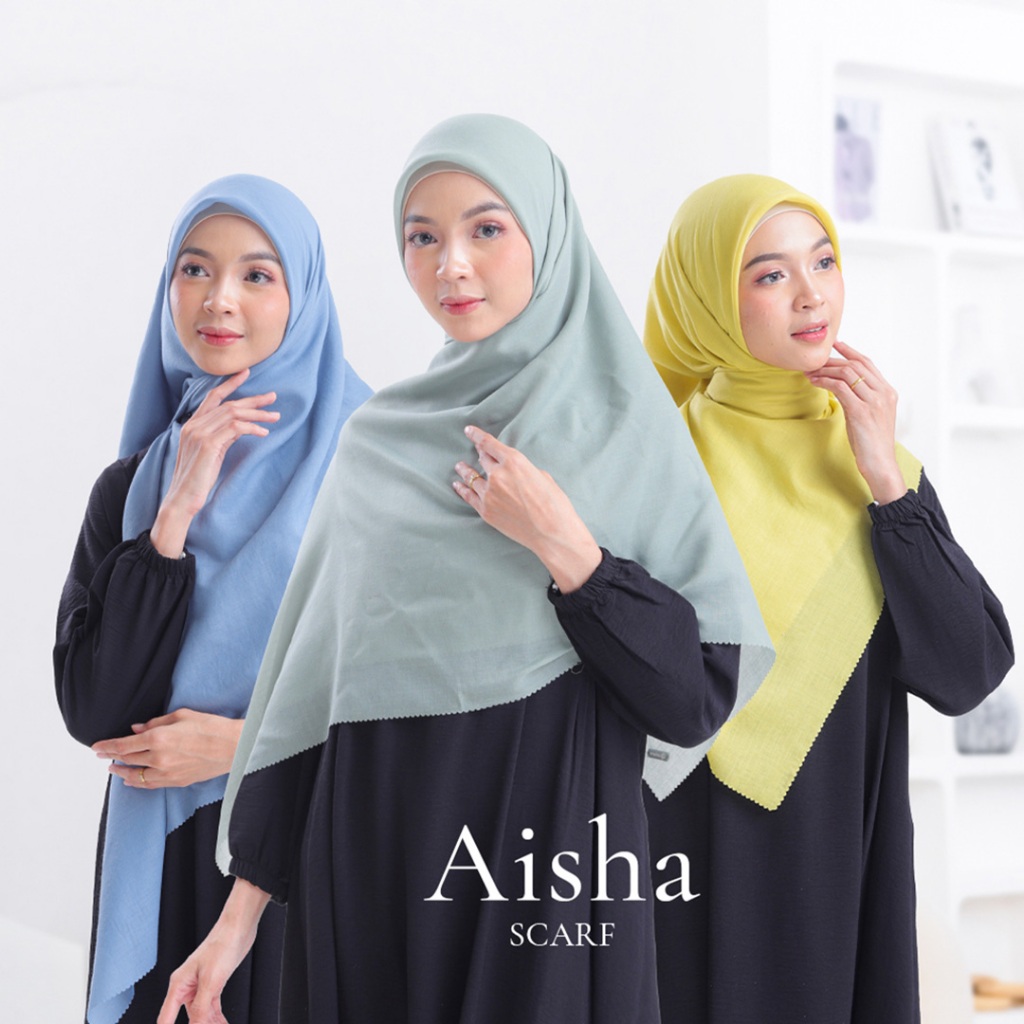 Jual Delara Outfit - Scarf Polos Aisha Hijab Segi Empat Hijab Polos Jilbab Voal Polos Ukuran ...