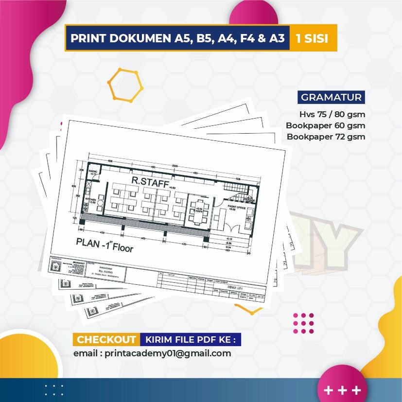 Jual PRINT DOKUMEN CETAK DOKUMEN 1 SISI KUALITAS OFFSET B/W , HITAM ...