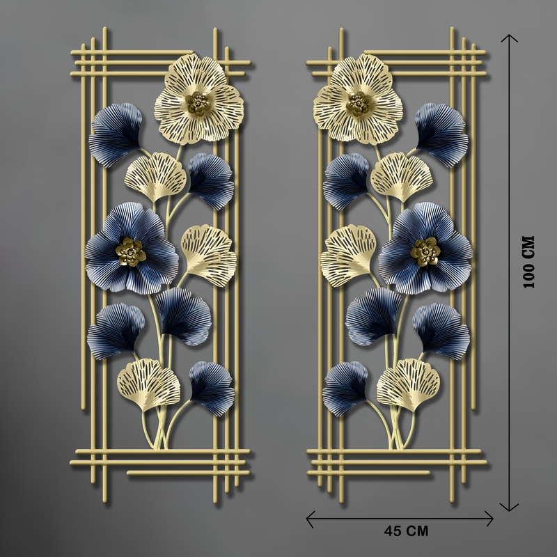 Jual Terbaru Wall Decor Bunga Besi ukuran 100 cm Cocok Di Semua Ruangan ...