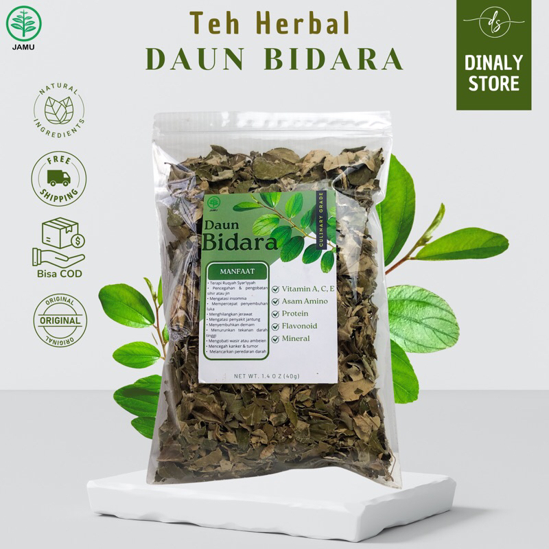 Jual TEH DAUN BIDARA 40 GR | TEH HERBAL | DAUN BIDARA KERING | Shopee ...