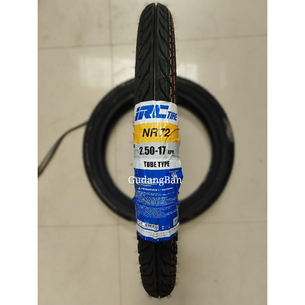 Jual IRC NR72 250 17 ban 2.50 ring 17 luar motor bebek Tubetype ...