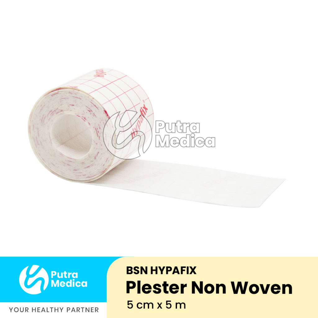 Jual BSN Hypafix Plester Non Woven 5cm x 5m /Plaster Roll Putih / Perekat Pembalut Penutup Luka ...