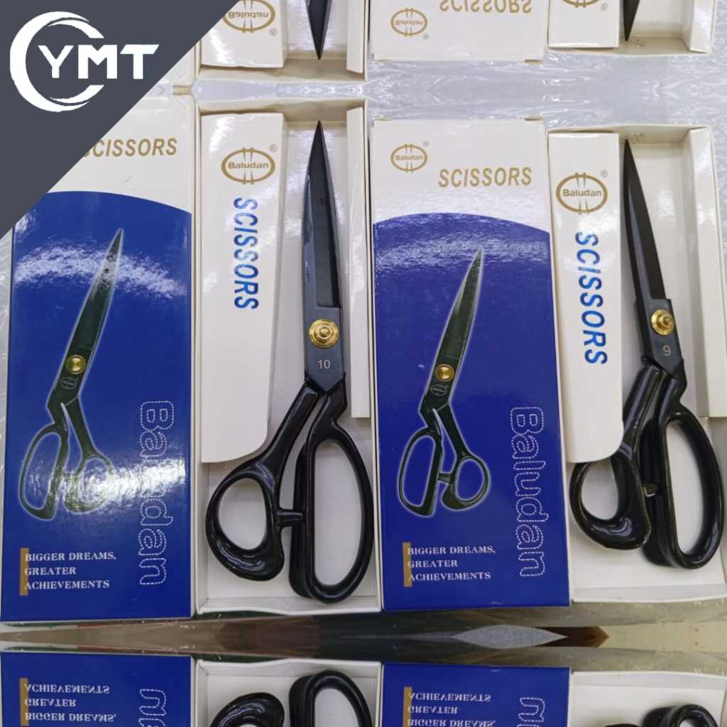 Jual Gunting Baludan Scissors, Bahan Besi, Gunting Kain (Size 9, 10 ...