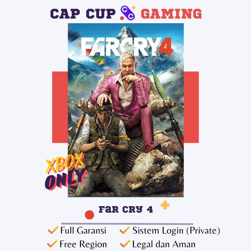 Jual [Cap Cup Store] (Xbox Game) Far Cry 4 Standard Edition dan Gold ...