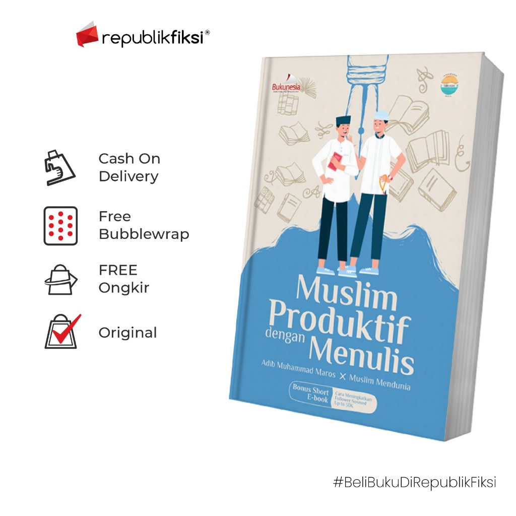 Jual Buku Muslim Produktif dengan Menulis - Adib Muhammad Maros - Bukunesia | Shopee Indonesia