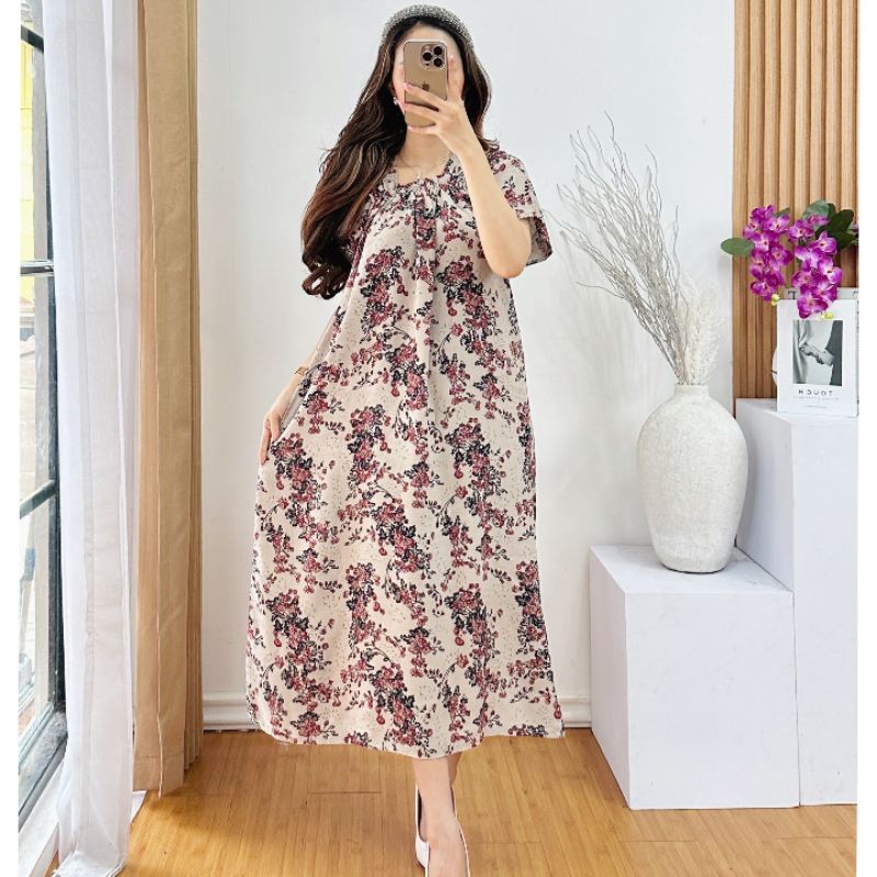 Jual Daster Fuji Dress Fuji Viral Kekinian Daster Jumbo Busui | Shopee ...