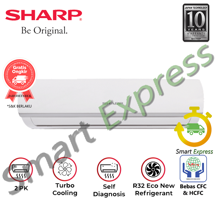 Jual AC SHARP AH-A18ZCY / 18ZCY / A18ZCY - (2 PK / UNIT ONLY) | Shopee Indonesia