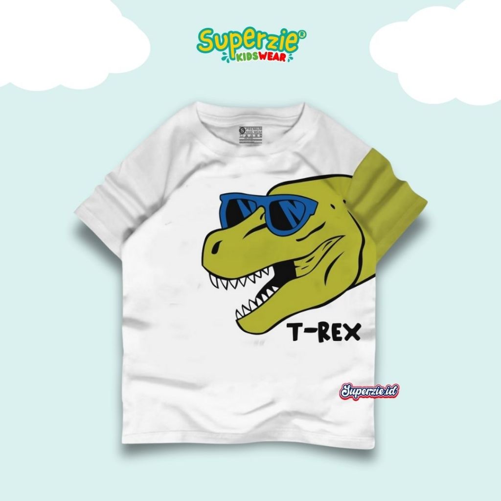 Jual SUPERZIE Kaos Anak Laki-laki 4-13 tahun Tyrex dinosaurus ST ...