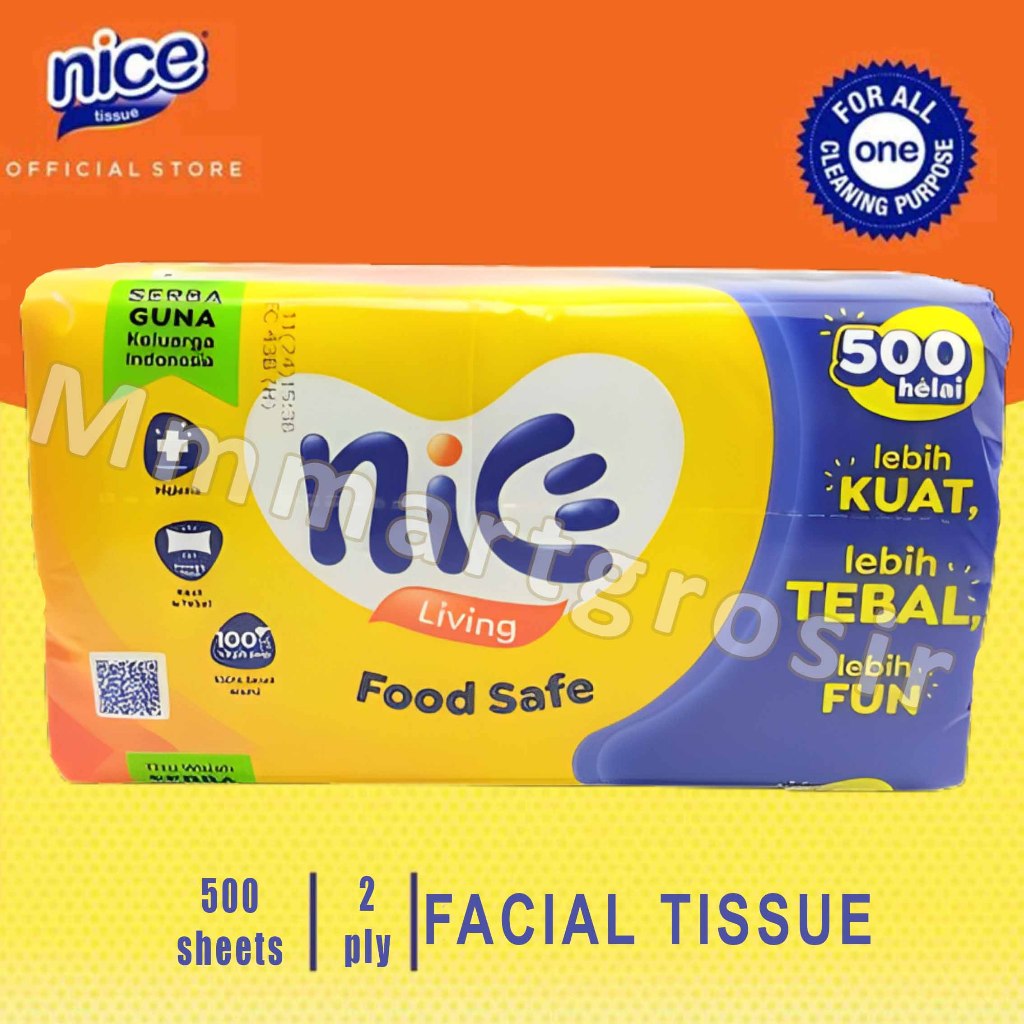 Jual Tissue Nice Facial / Tissue Wajah / Tissue Facial Soft / 500 & 250 ...