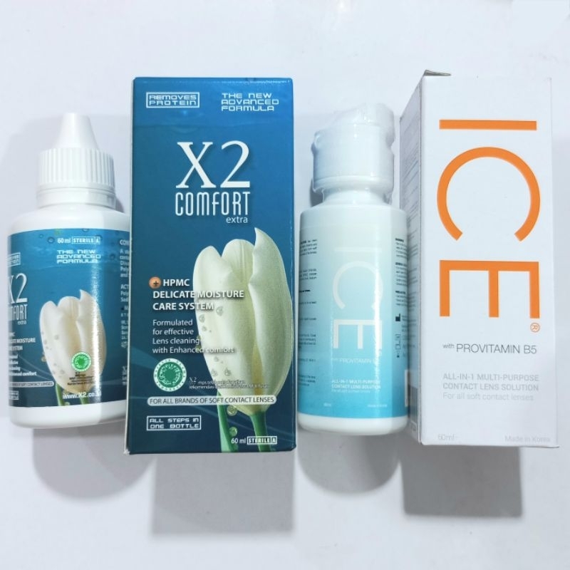 Jual Cairan Softlens | X2 Comfort Air Softlens 60ml | ICE Air Softlens ...