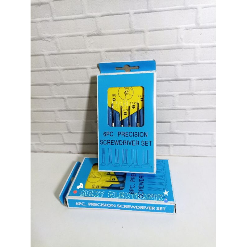 Jual Obeng Kecil Mini Jam Handphone Kacamata Set 6pcs | Shopee Indonesia