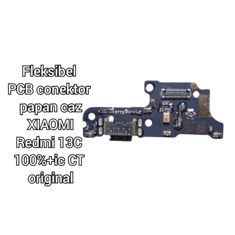 Jual fleksibel PCB conektor papan caz xiaomi redmi 13C 100%+ic CT original componen ic xiaomi ...