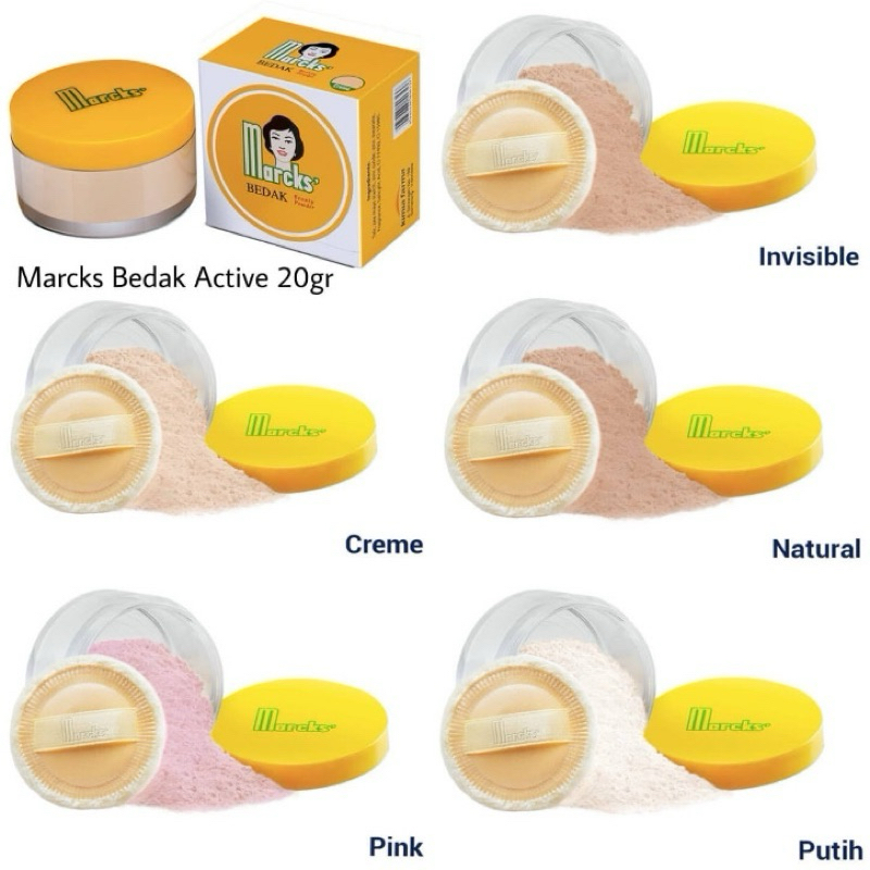 Jual Marcks Bedak Tabur 20 gr | Shopee Indonesia