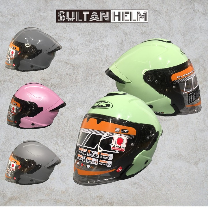 Jual HELM INK TERRA 2 SOLID MATCHA GREEN PULL WARNA ORIGINAL | Shopee ...