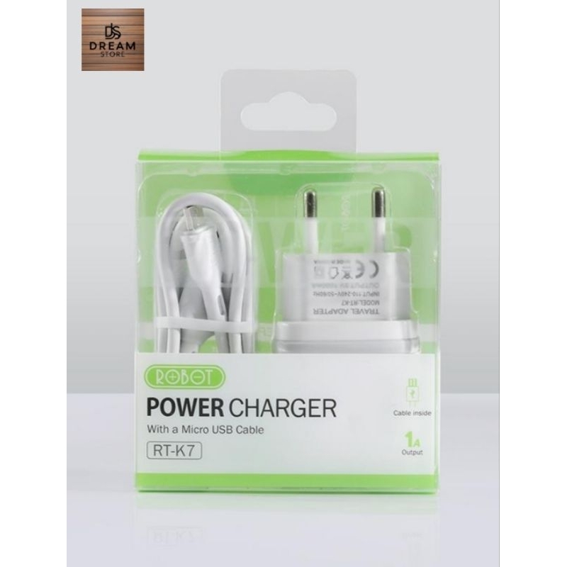 Jual Robot Charger RT-K7S Charging Kabel Micro, Type C Usb Original ...