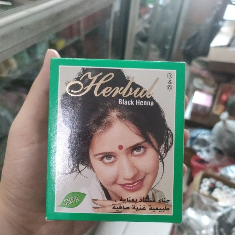 Jual HENNA HERBUL SEMIR RAMBUT (1 box isi 6 sachets) | Shopee Indonesia