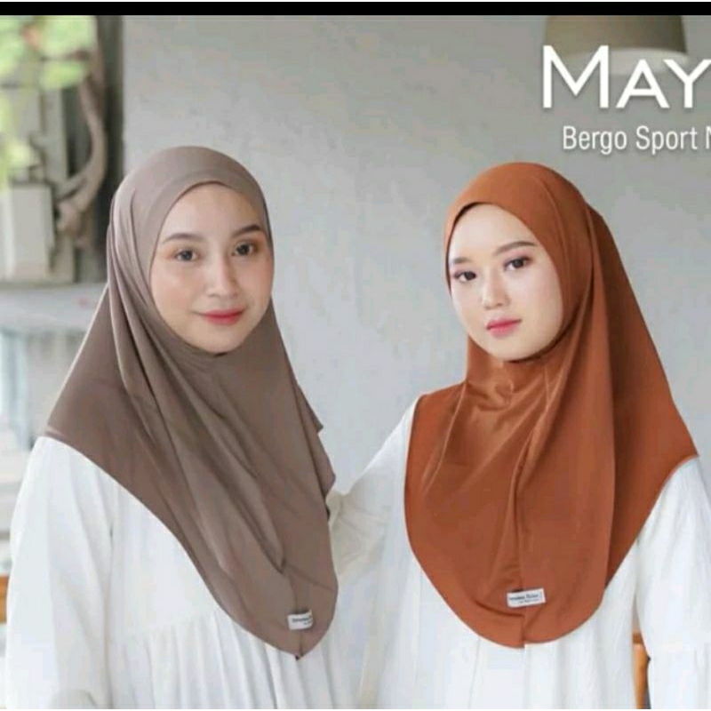 Jual Jilbab Instan malay Jilbab Instan Non Pet Bergo Non Pet Antem Matt Jersey Premium | Shopee ...