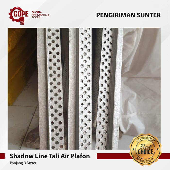 Jual Shadow Line Tali Air Plafon Panjang 3 Meter | Shopee Indonesia