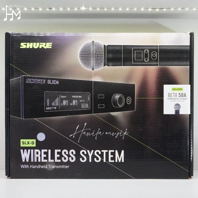 Jual Mic Shure SLXD24 / BETA58 SLXD-24 / BETA-58 Michophone Wireless Shure Original | Shopee ...