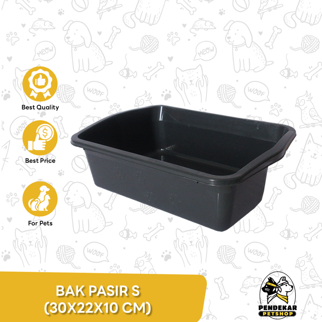 Jual Cat Litter Box Kotak Bak Pasir Kecil Warna Kucing Tempat Pup ...