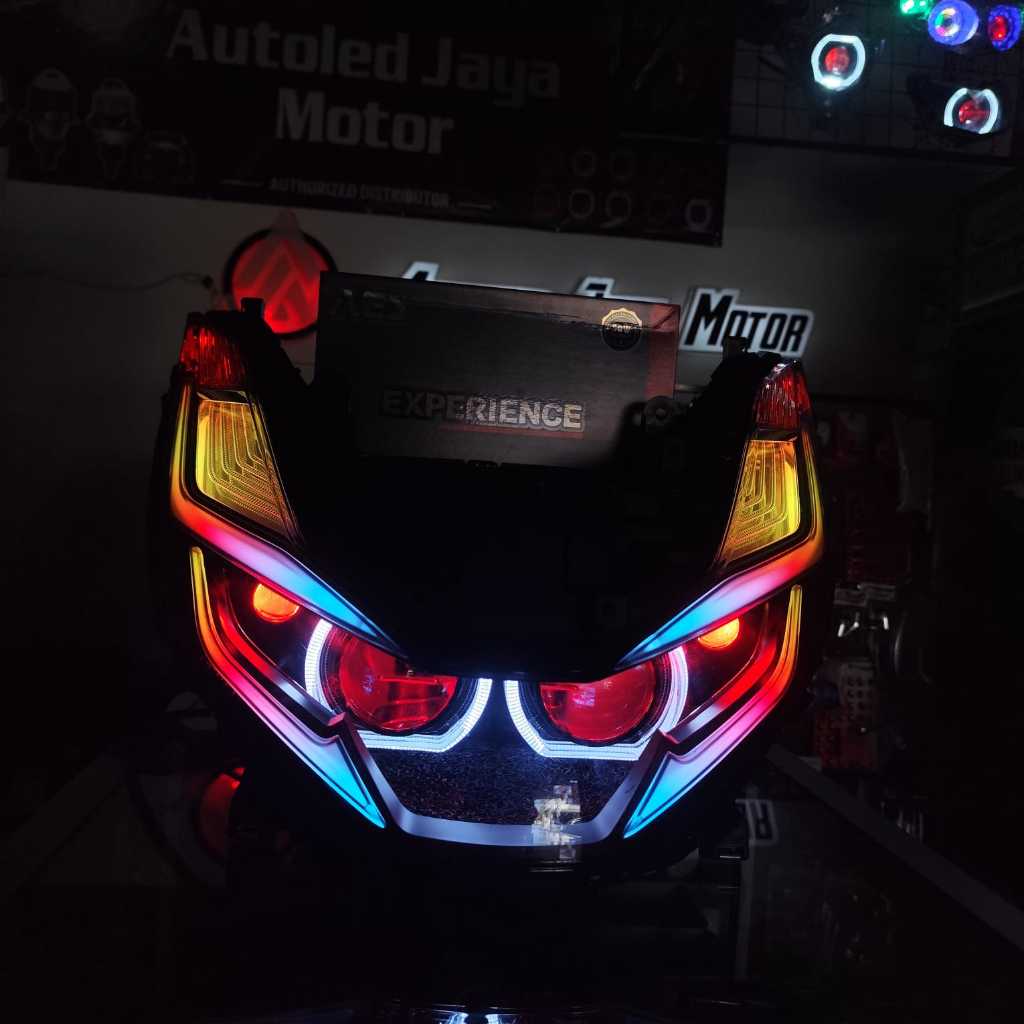 Jual REFLEKTOR BILED HONDA PCX 160 ( BILED AES EXSPERIENCE 60 WATT ...