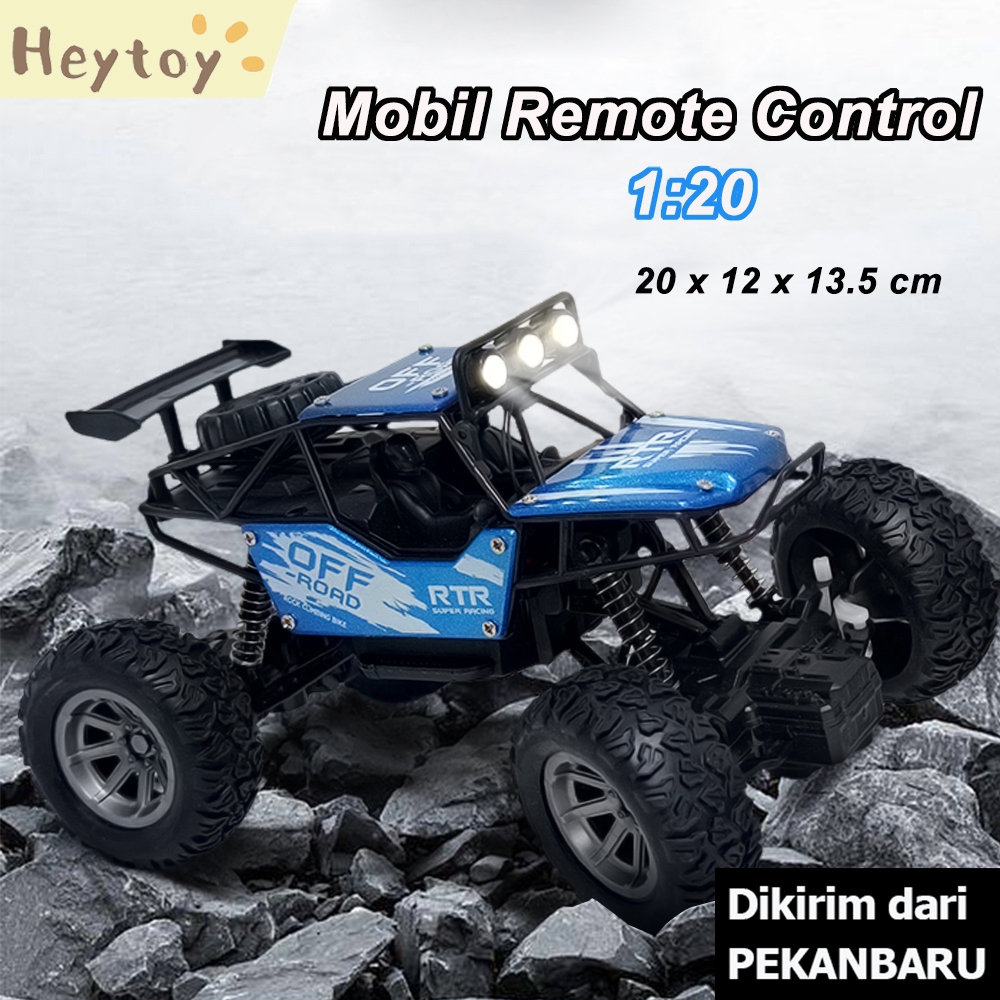 Jual Mobil Remote Control Alloy Off-Road Car Mainan RC Mobil Climbing Car 2WD Powerful Dengan ...