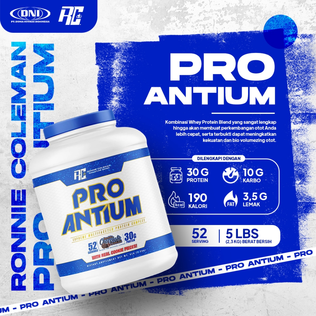 Jual RONNIE COLEMAN PRO-ANTIUM 5 LBS (52 SERVING) | Shopee Indonesia