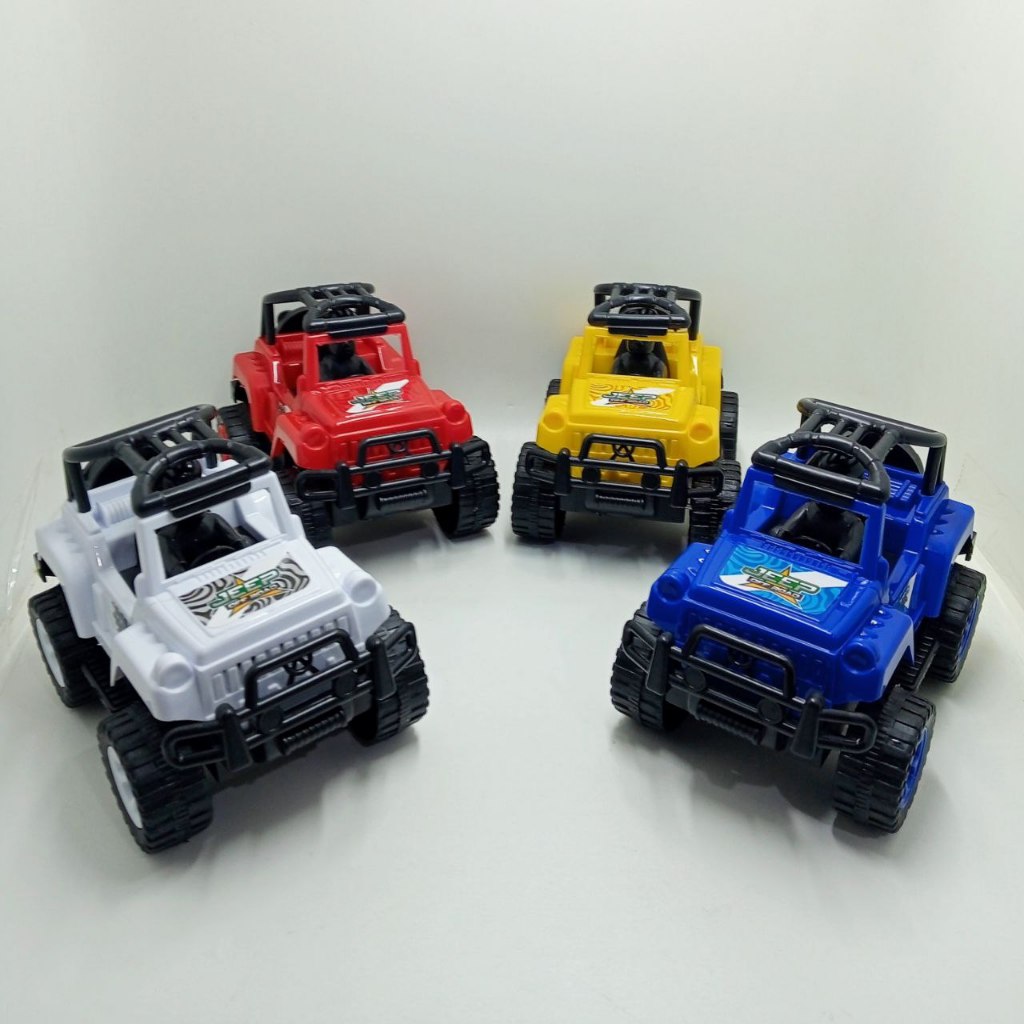 Jual Mainan Mobil Mobilan Jeep Of Road mobil roda besar offroad merah ...