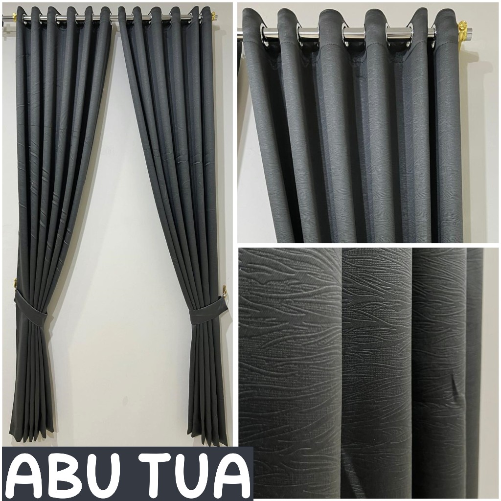 Jual KONG GORDEN BLACKOUT EMBOS MINIMALIS MOTIF SERAT KAYU ELEGAN ...