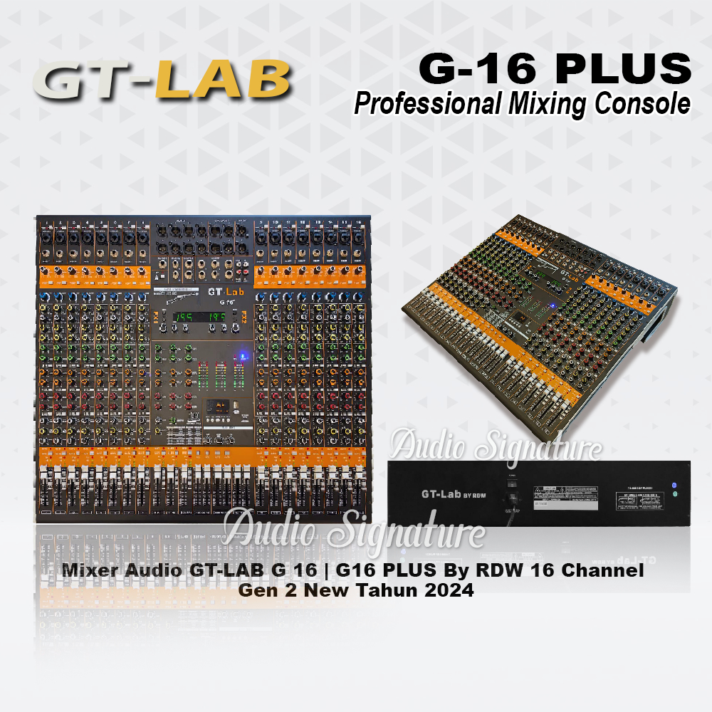 Jual Mixer Audio 16 Channel GT LAB G-16 | G16 GEN 2 Original By RDW ...