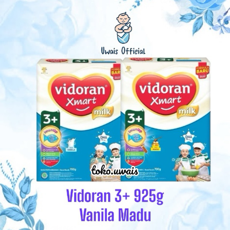 Jual VIDORAN 3+ VANILA MADU 925g,800g | Shopee Indonesia