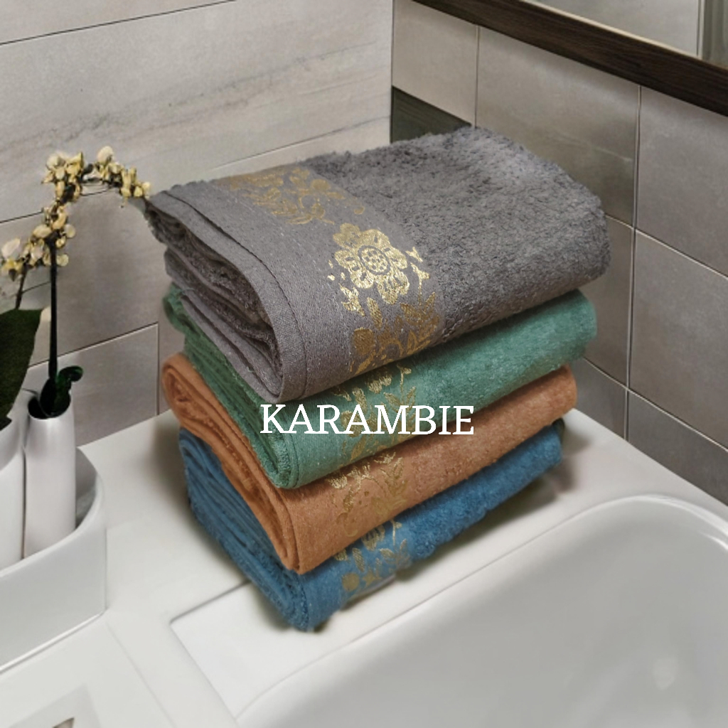Jual Paket Hemat Dapat 4pcs Handuk Mandi Dewasa Motif Random Bahan ...