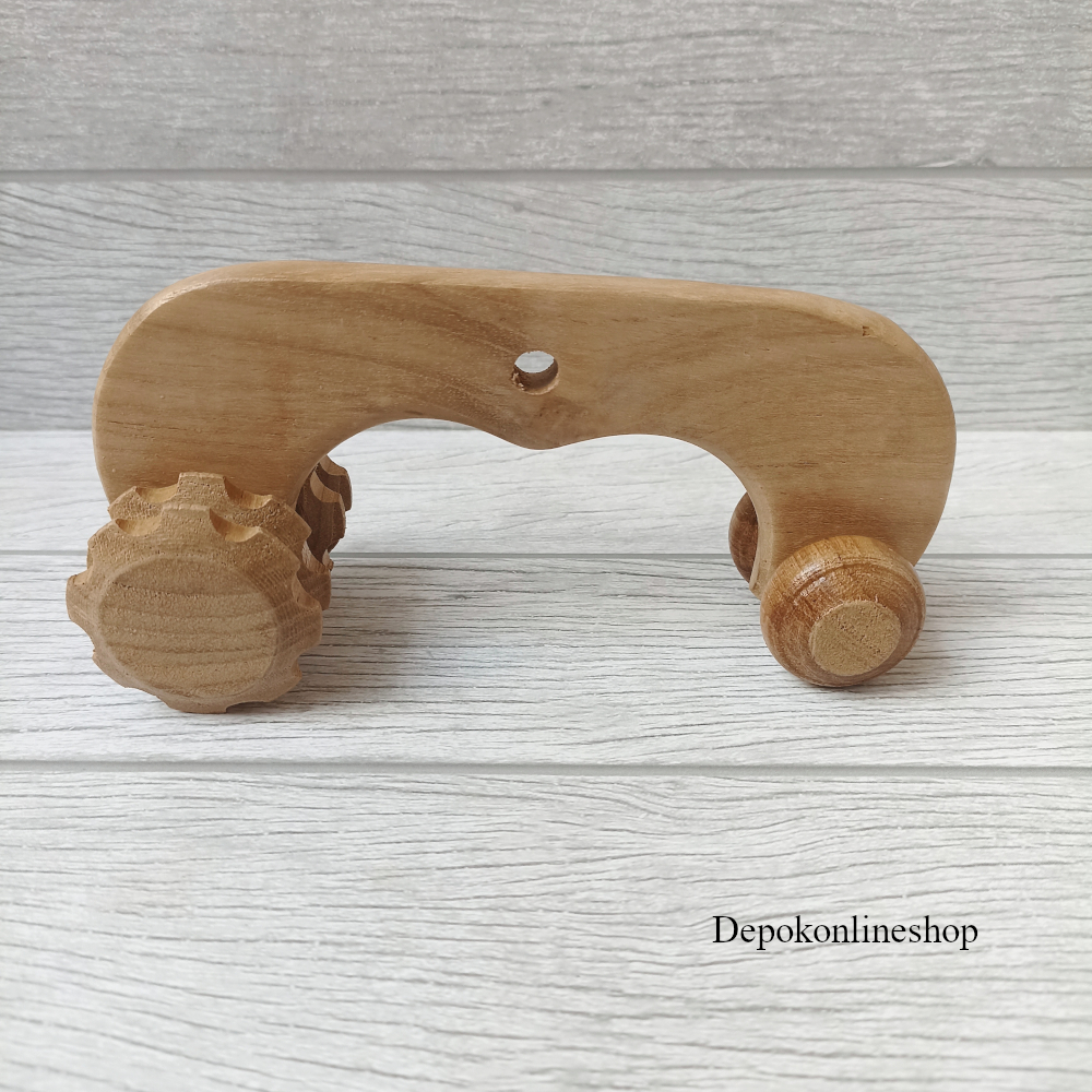 Jual Alat Pijat Tradisional Kayu Pijet Roller Refleksi Kaki Pijit Manual Roll Tanggan Rol Betis ...