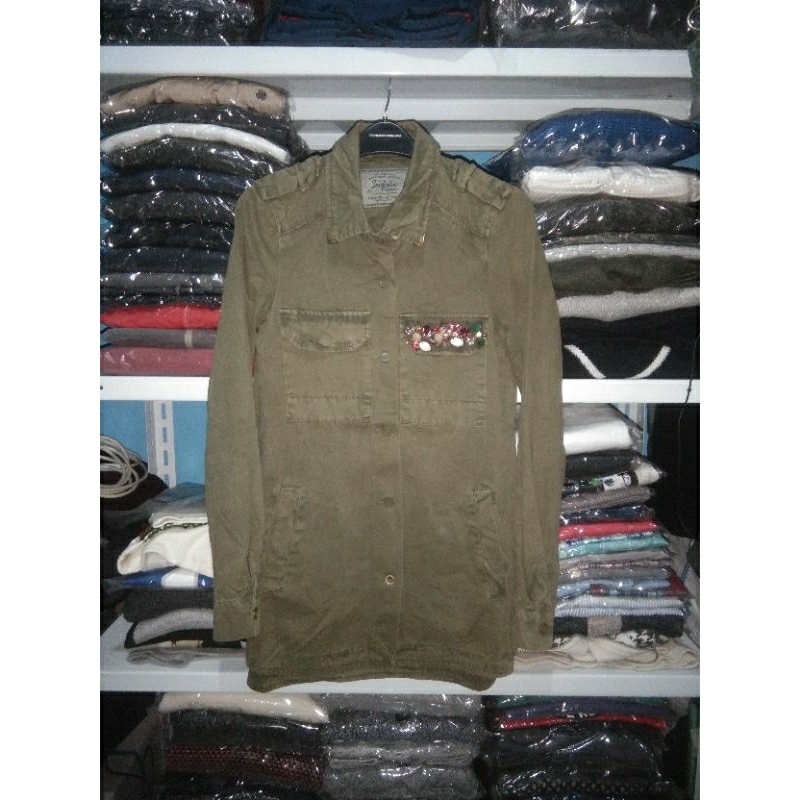 Jual Jaket Parka Army M65 zara Original | Shopee Indonesia