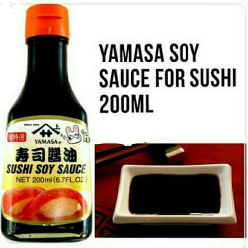 Jual YAMASA Sushi Soy Sauce [Kecap Asin Untuk Sushi] 200ml | Shopee Indonesia