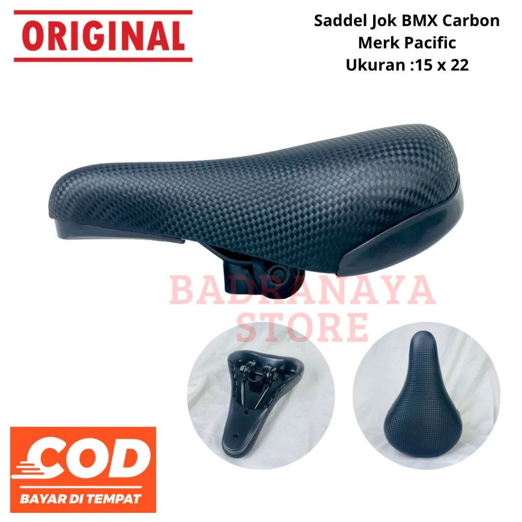 Jual Jok Sepeda Sadel BMX Lipat MTB 12 - 20 Saddel Motif CARBON Pacific ...