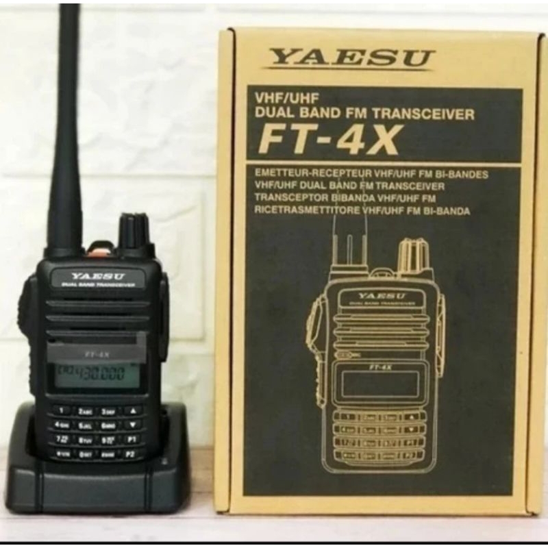 Jual HT YAESU FT-4X DUAL BAND YAESUFT 4X DUALBAND YAESU 4X | Shopee ...