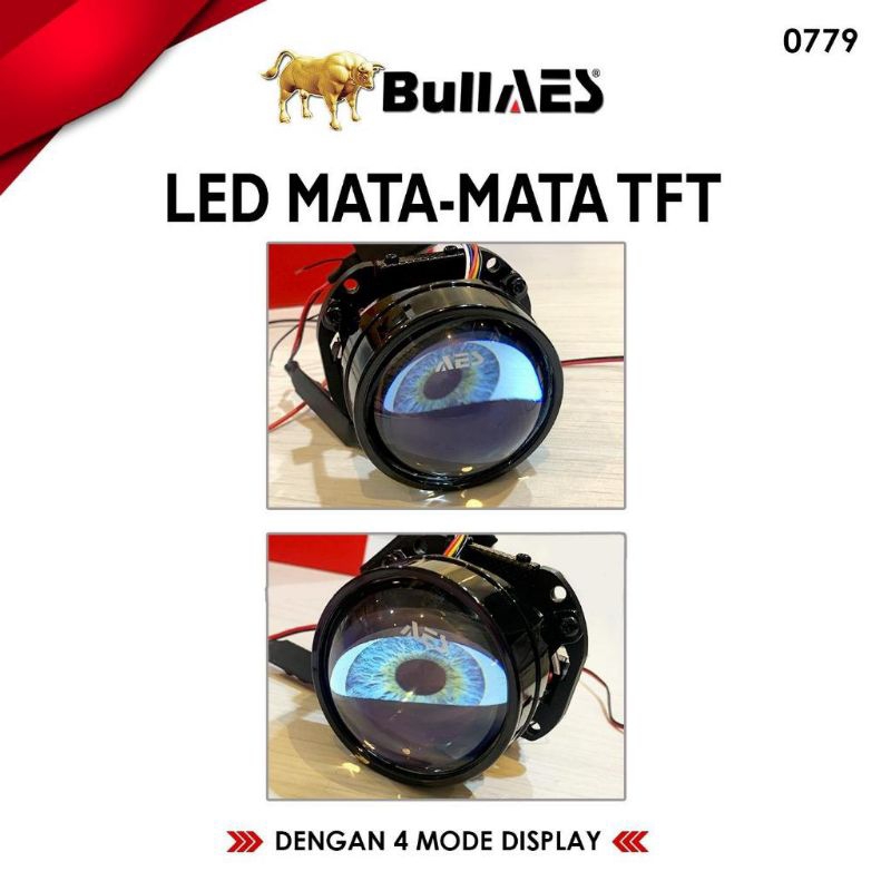 Jual LED Mata TFT PROJIE SHARINGAN 4 MODE DISPLAY | Shopee Indonesia