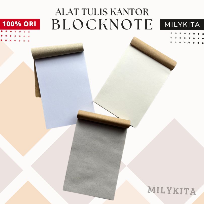 Jual Blocknote A6 Buku Notes 10 x 15 cm Kraft Coklat Polos 50 Lembar ...