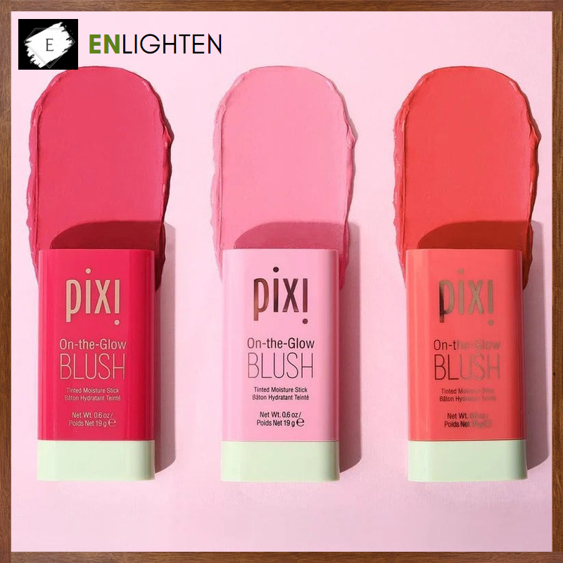 Jual PIXI x Flower Rococo On The Glow Blush Cheek Stick Tint Moisture ...