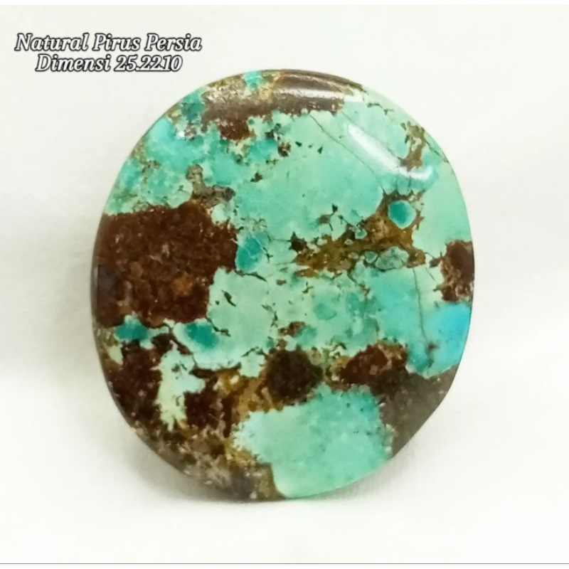 Jual Natural Pirus Persia Biru Toska Urat Emas Lawas | Shopee Indonesia