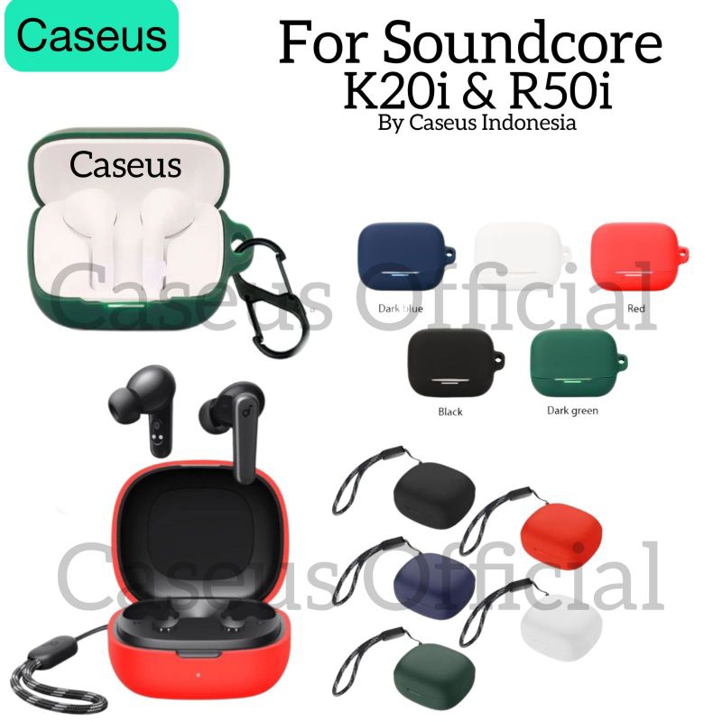 Jual Softcase SoundCore K20i & R50i Silicone Warna With Carabiner ...