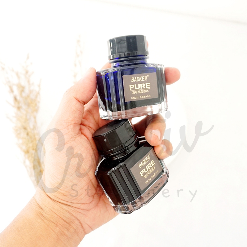 Jual BAOKE Fountain Pen Ink 40 Ml Refill Tinta Pena | Shopee Indonesia