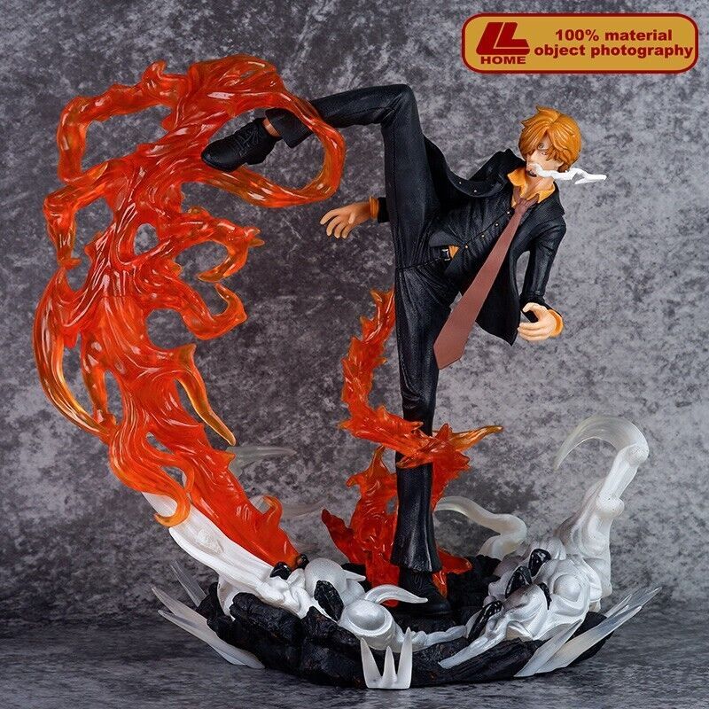 Jual action figure one piece diorama sanji tendangan api | Shopee Indonesia