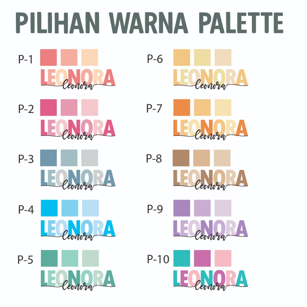 Jual ghg Vol 2. Sticker Nama Warna Warni Custom Wateroof Rainbow Stiker ...