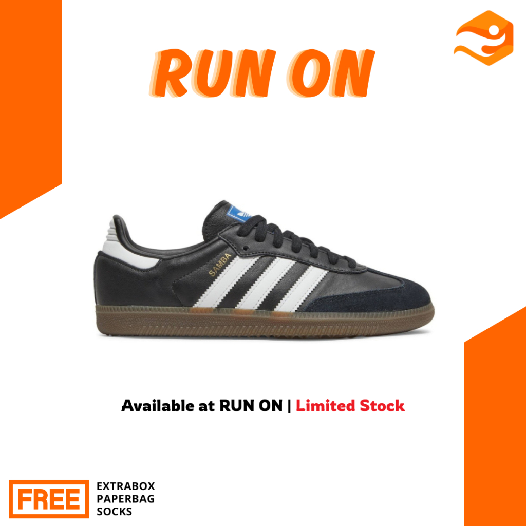 Jual Sepatu Adidas Samba OG Black White Authentic BNIB - Global Market ...