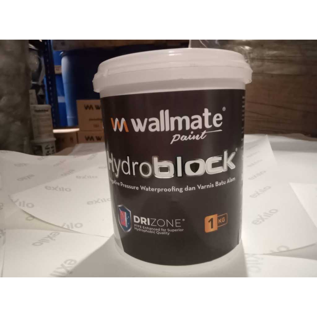 Jual WALLMATE paint Hydroblock 4Kg // HYDROBLOCK Negative Pressure Waterproofing dan Varnis Batu ...