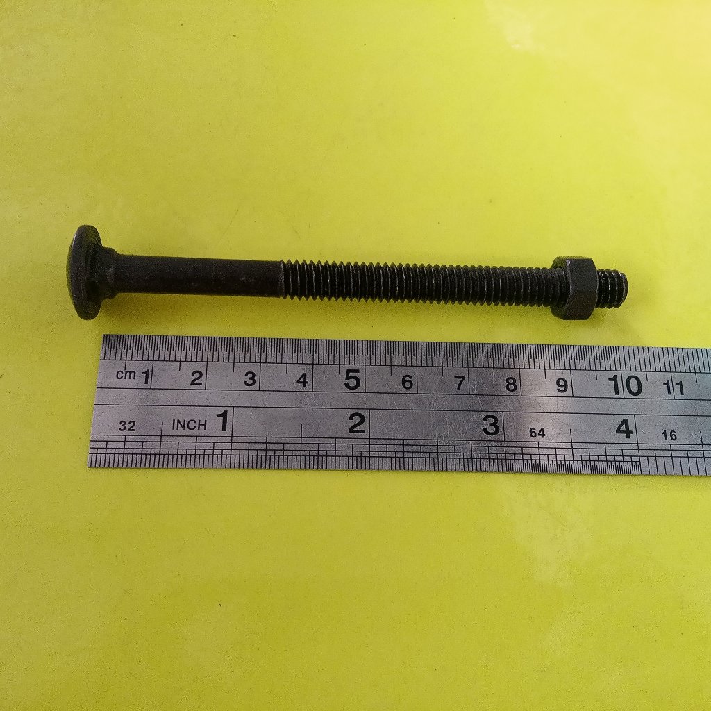 Jual BAUT MUR CB 3/8 x 4 " INCHI / BAUT M10 PANJANG 10CM / BAUT 14 ...