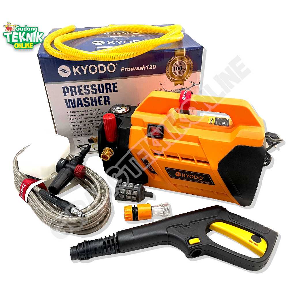 Jual Mesin Jet Cleaner KYODO PROWASH 120 / Alat Steam Cuci Motor Mobil ...