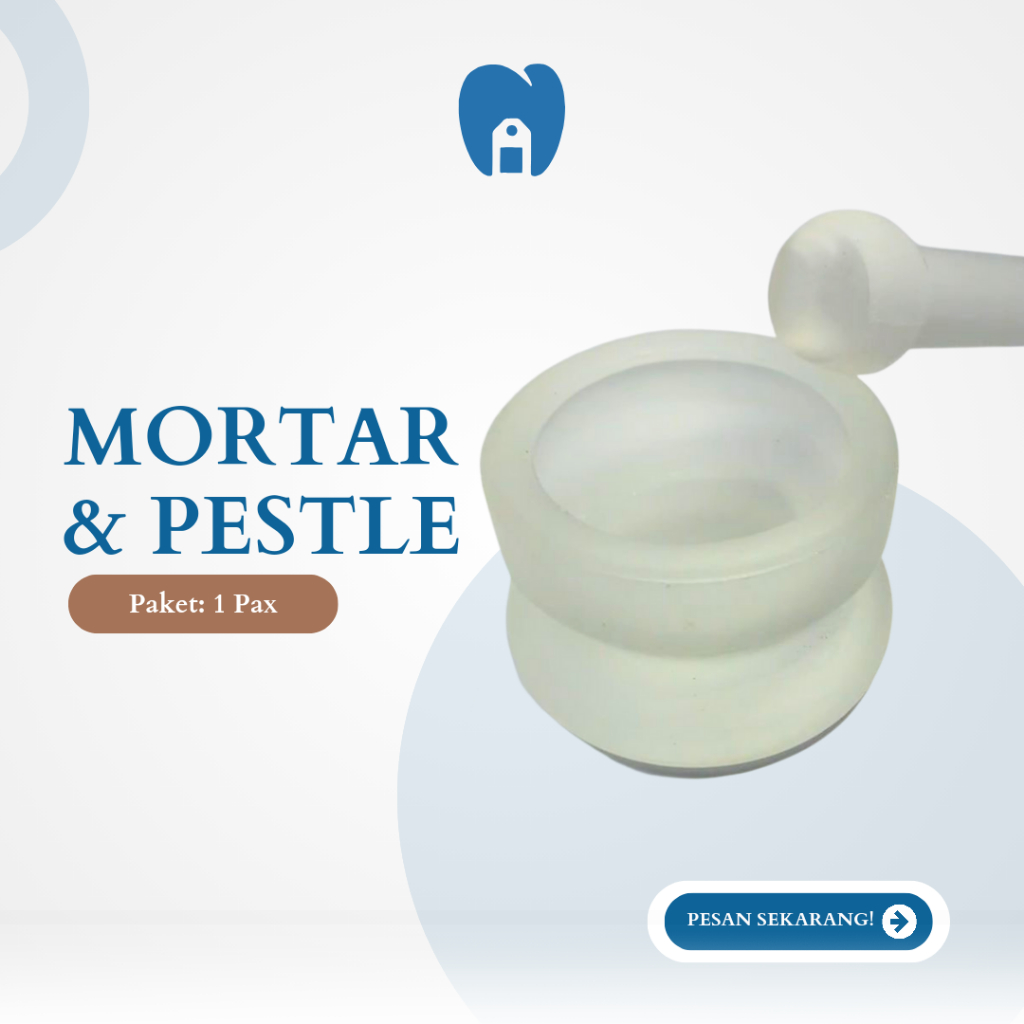 Jual Mortar and Pestle / pestel / mortal dan stamper dental / pengaduk ...